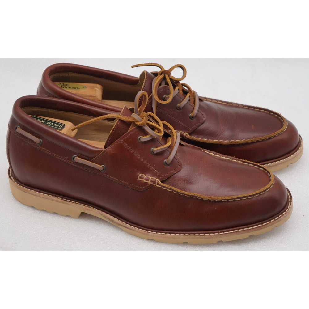 Rhodes Tahoe Boat Shoes - Vibram Gumlite Sole Leather… - Gem